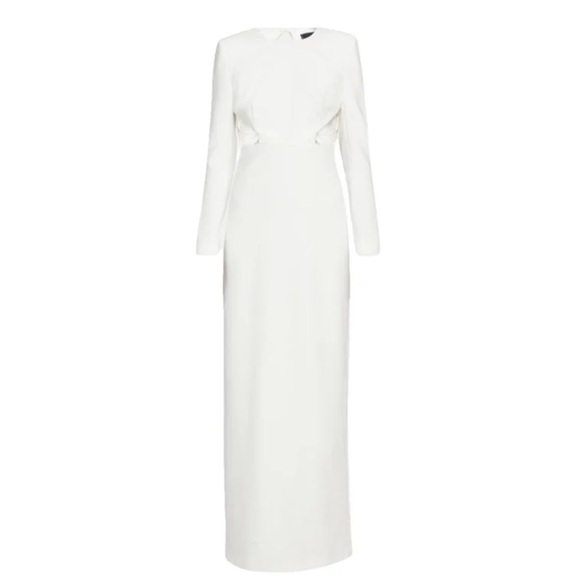 BCBGMaxAzria | Dresses | Bcbg Max Azria Dress In Cream Sz L | Poshmark